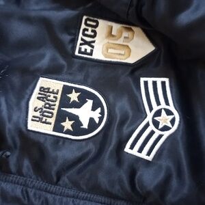 EXCO | Jackets & Coats | Vintage Exco Air Force Military Faux Fur ...